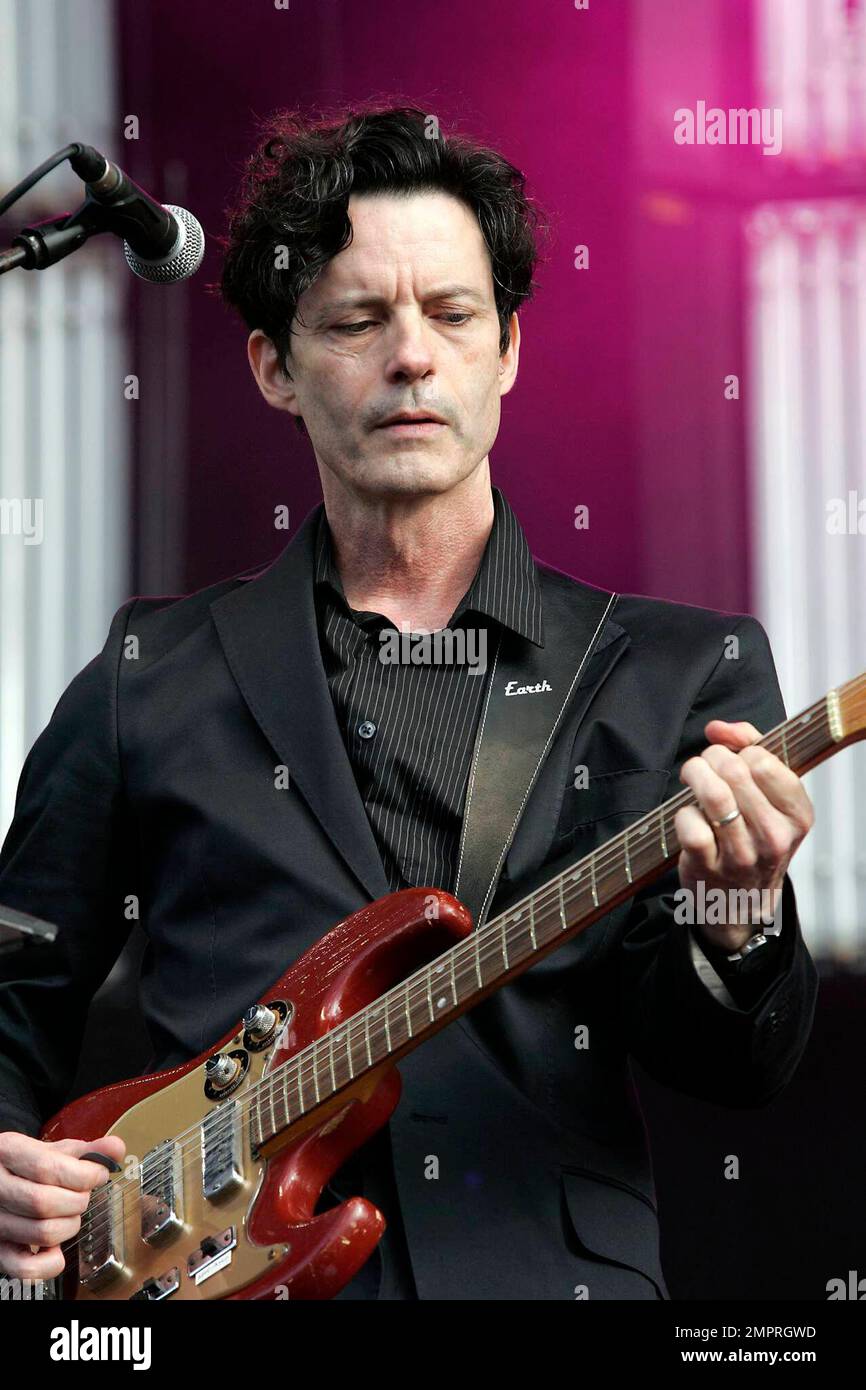 Australian band Crowded House performs at the "Hyde Park Calling" open ...