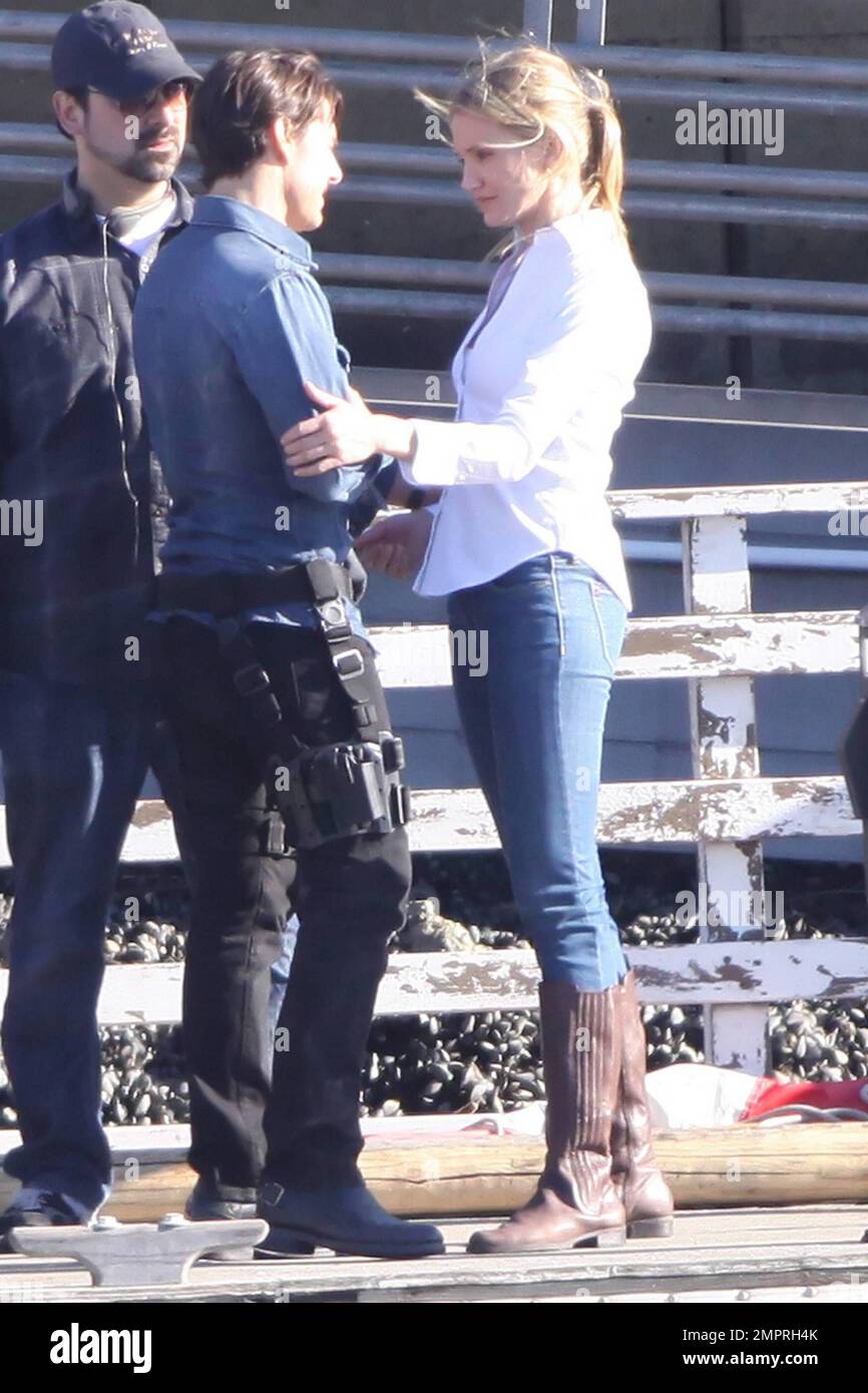 Re-shoots of scenes from the movie Knight and Day starring Tom Cruise ...