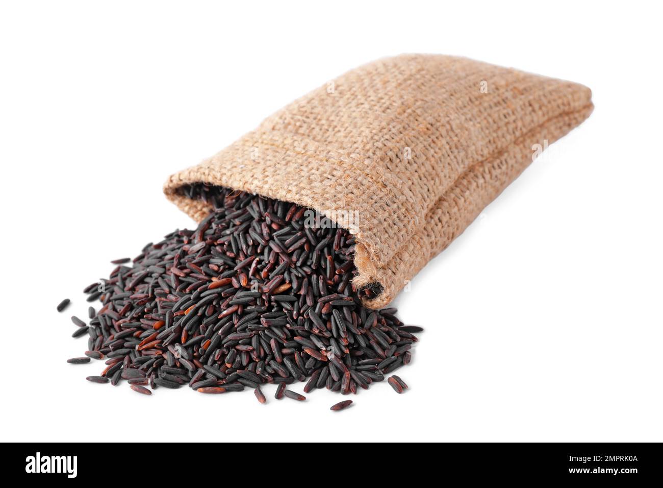 Basmati rice bag Cut Out Stock Images & Pictures - Alamy