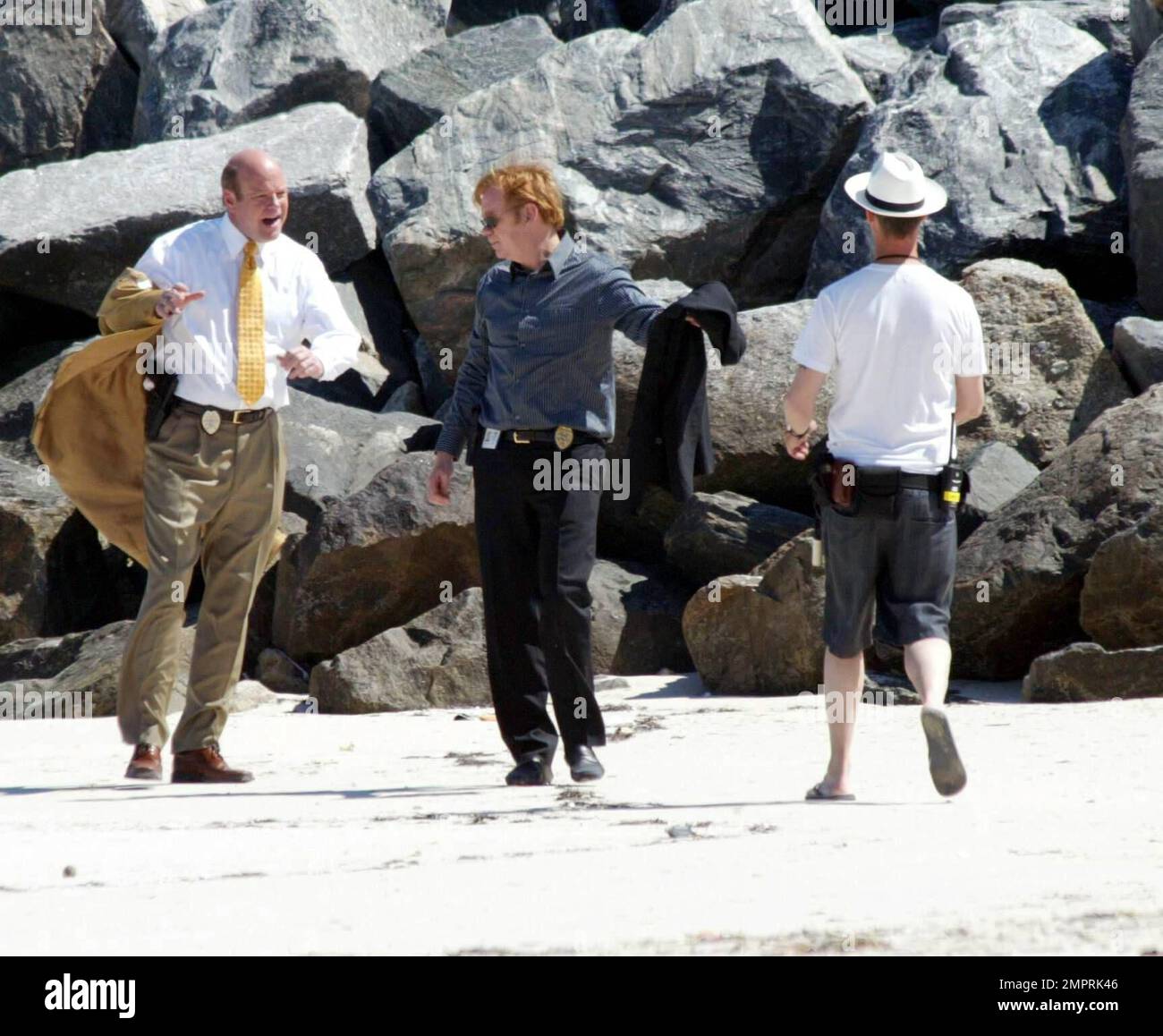 Exclusive!! CSI Miami films episodes on Miami Beach, cast members ...