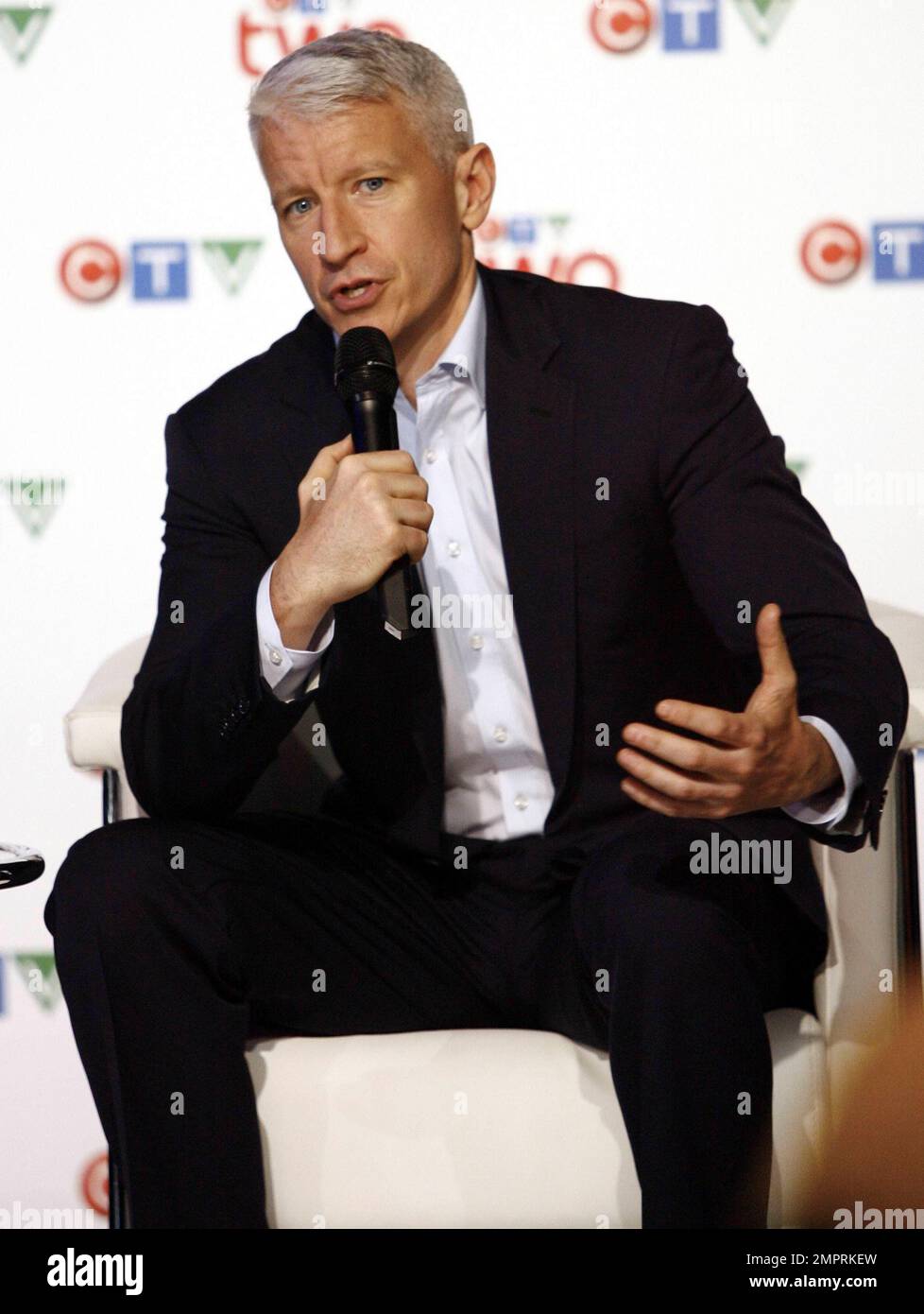 Anderson Cooper at a press conference for CTV Upfront in Toronto, ON. 6 ...