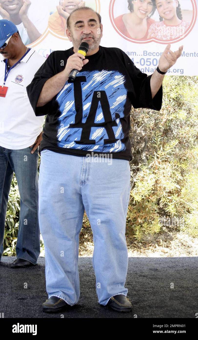Ken Davitian attends the Children Uniting Nations Day at Dodger Stadium ...