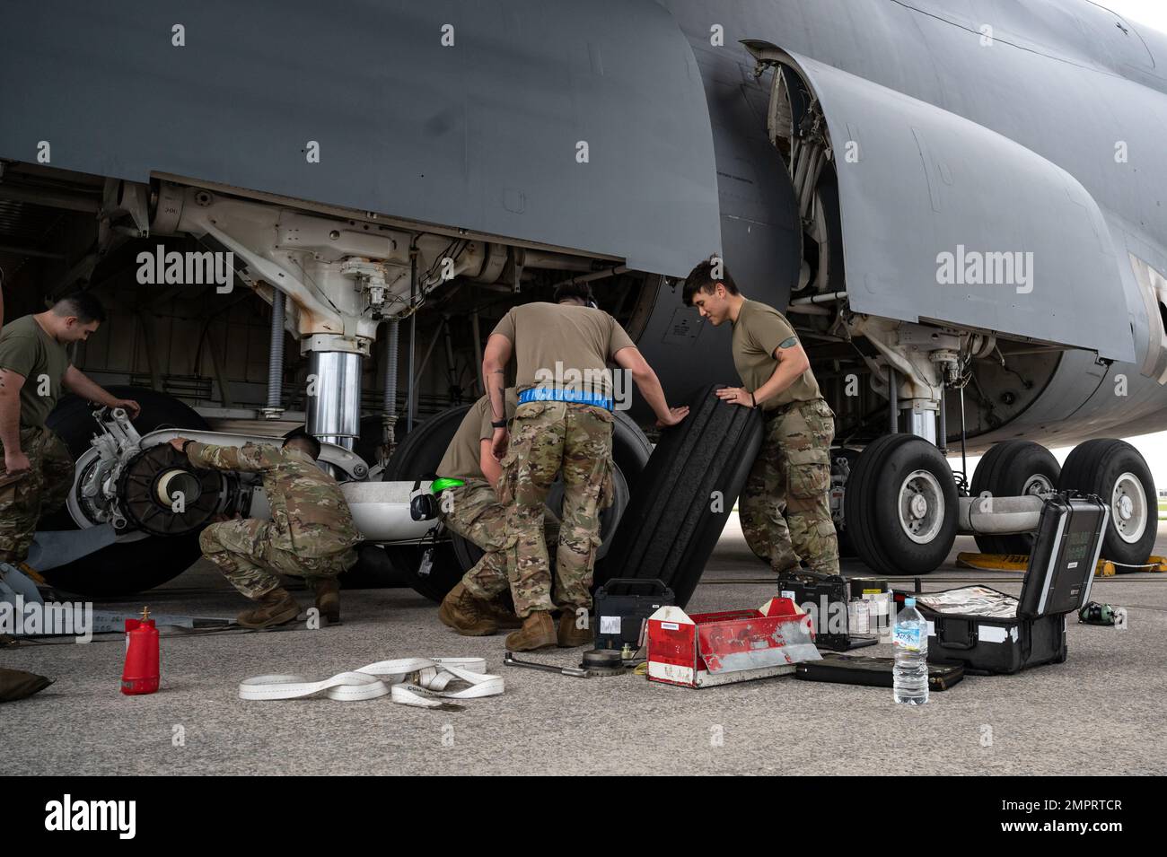 U.S. Air Force maintenance Airmen from the 733rd, 735th and 730th Air ...