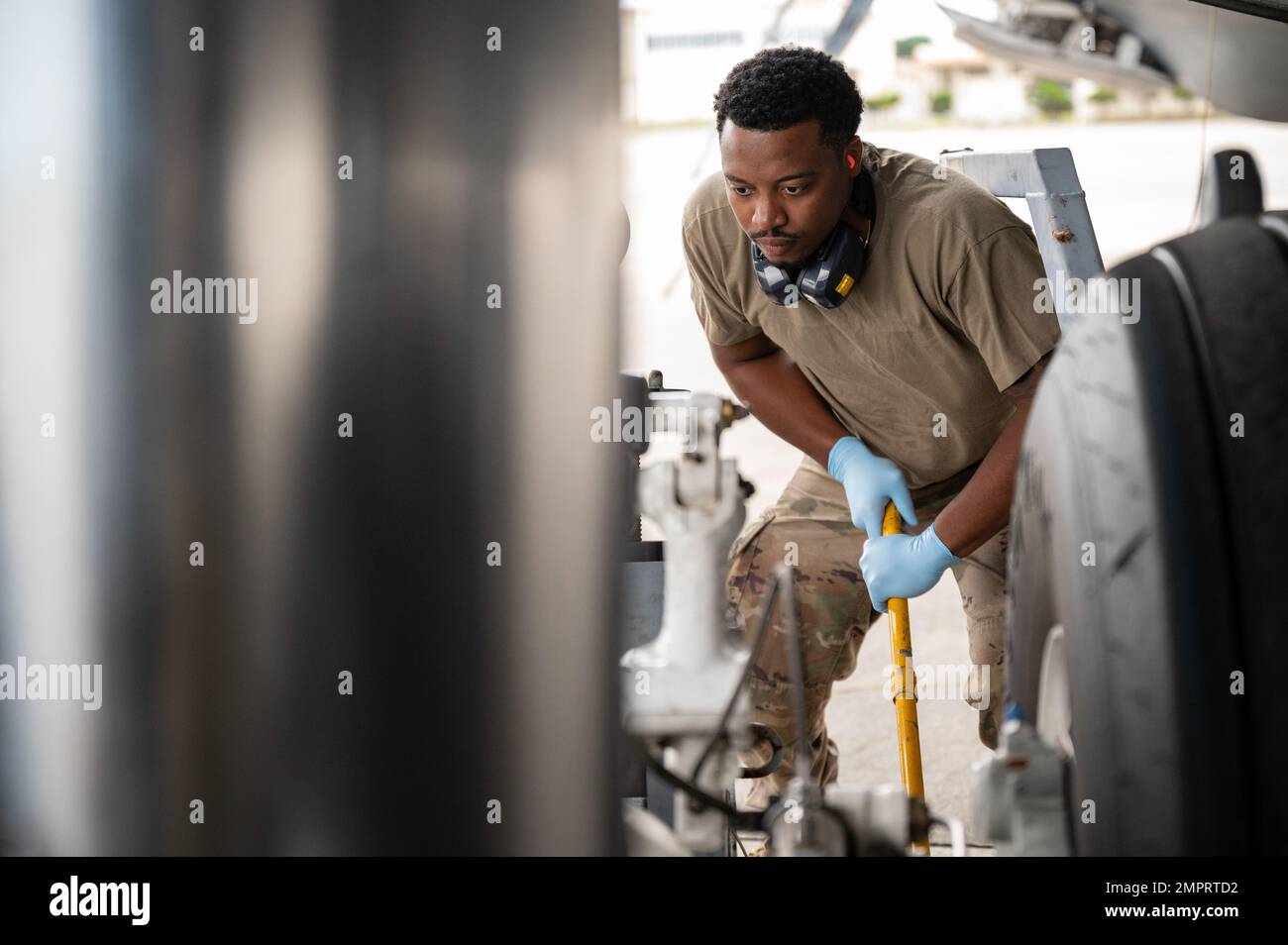 U.S. Air Force Staff Sgt. Malcolm Pope, 735th Air Mobility Squadron ...