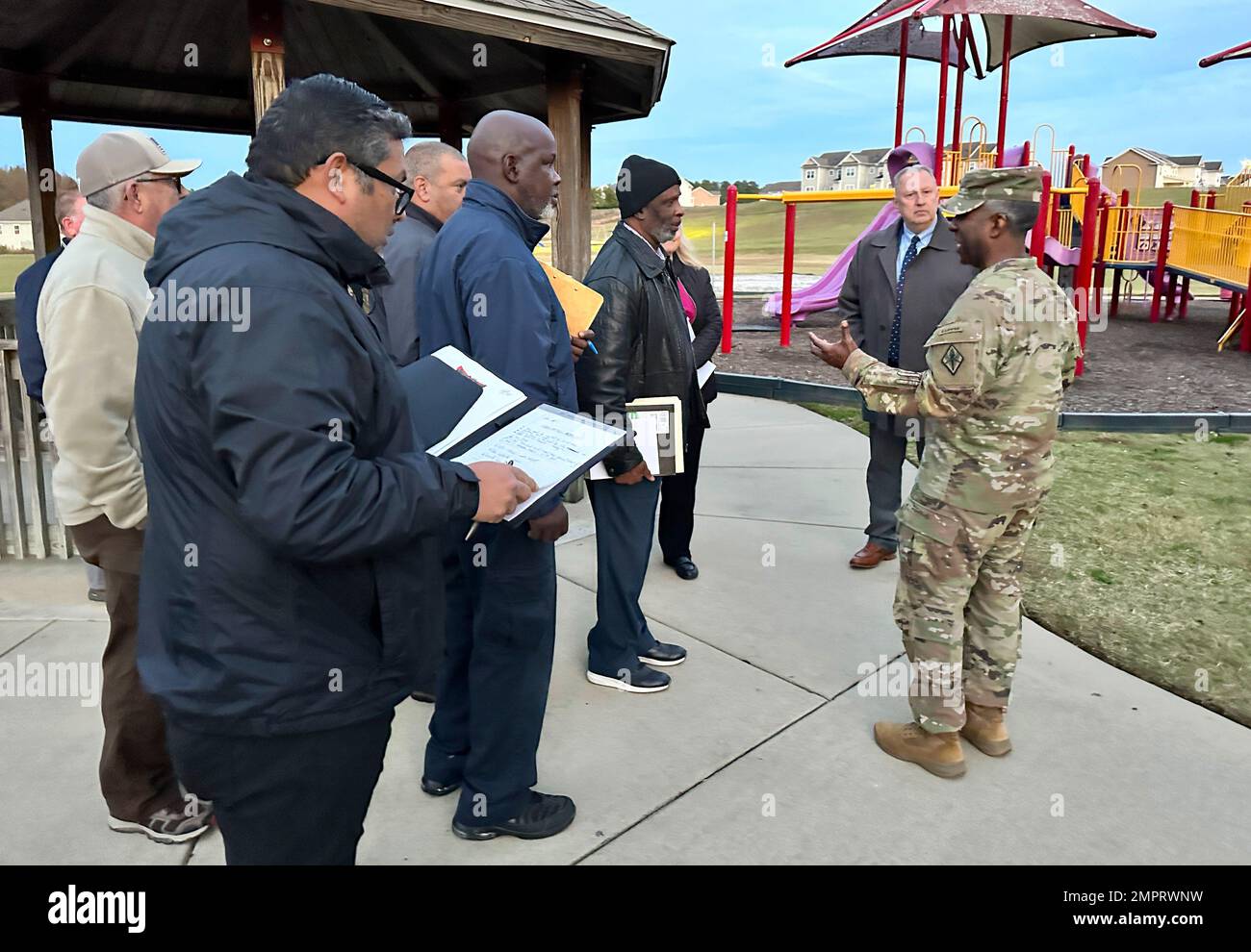 Fort Jackson Commanding General, Brig. Gen. Jason E. Kelly, addresses U ...