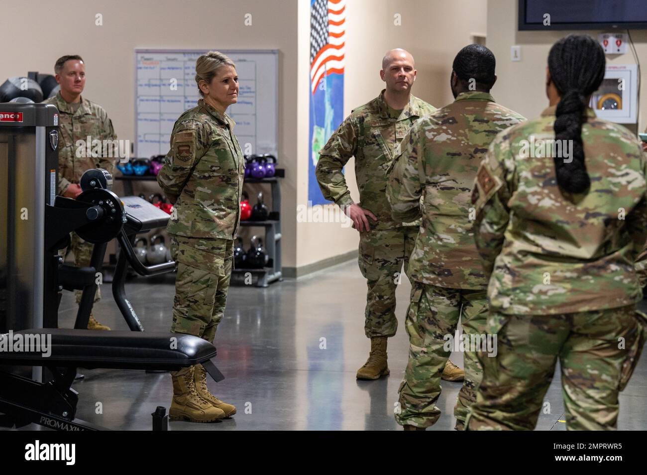 Lt. Gen. Caroline Miller and Chief Master Sgt. Thomas E. Temple ...