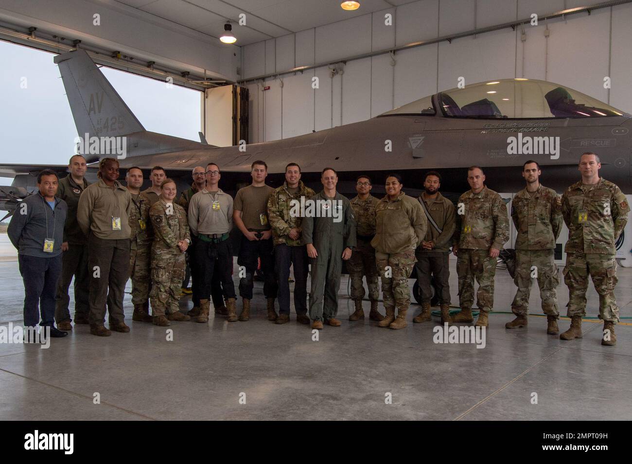 U.S. Air Force Brig. Gen. Tad Clark, 31st Fighter Wing commander ...
