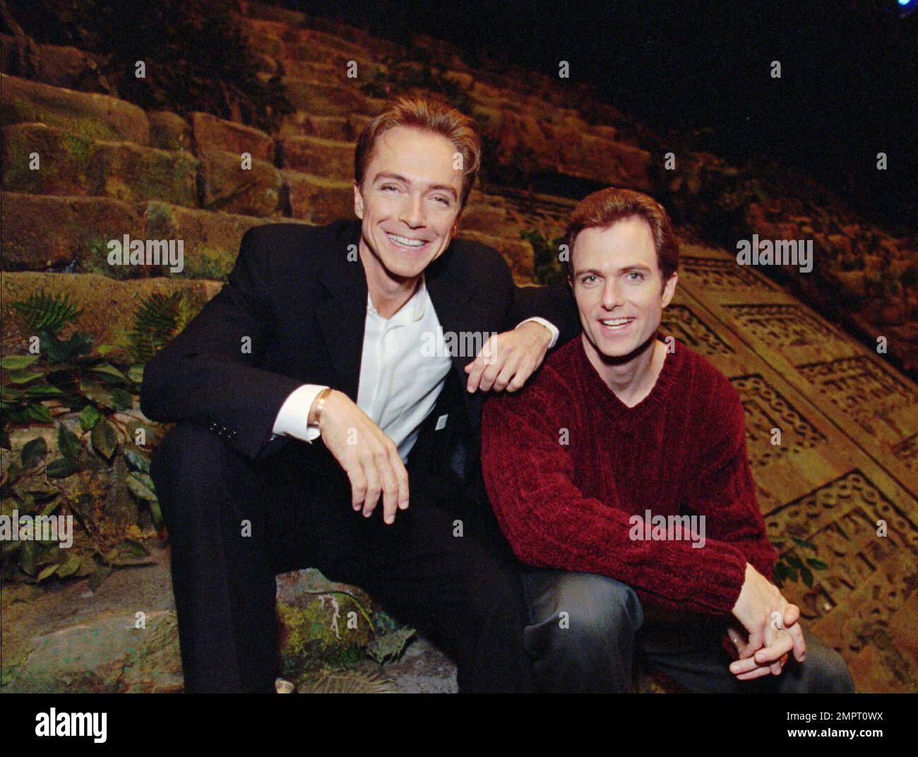 FILE - In this Nov. 11, 1997, file photo, David Cassidy, left, and ...