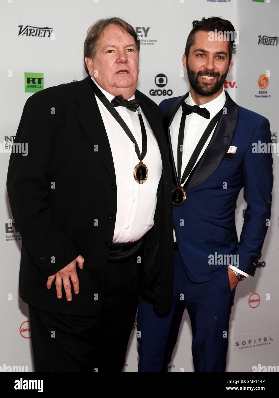 Don Carmody, left, and David Cormican, right, attends the 45th ...