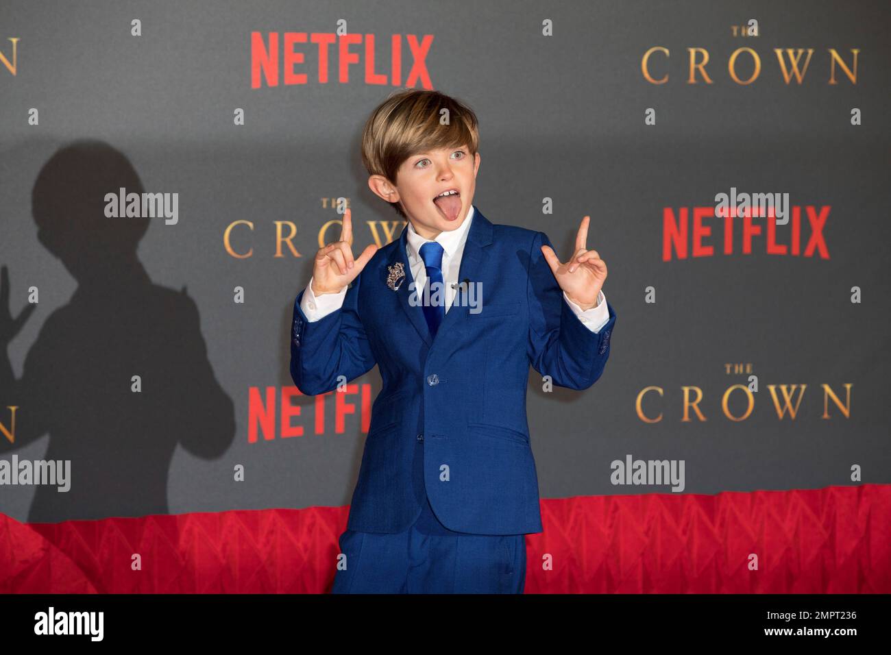 Actor Billy Jenkins poses for photographers on arrival at the premiere ...