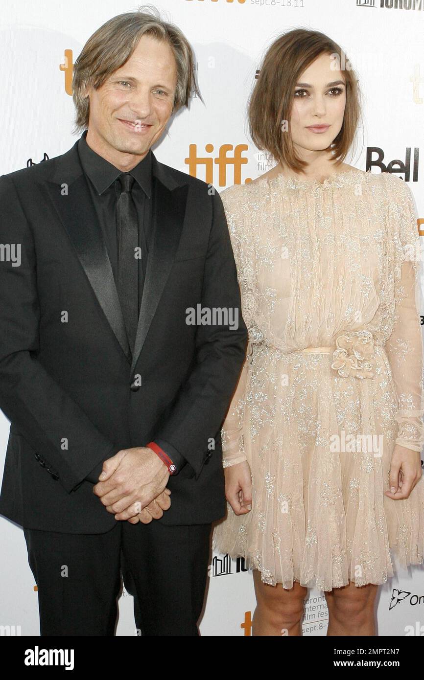Keira Knightley and Viggo Mortensen arrive at "A Dangerous Method ...
