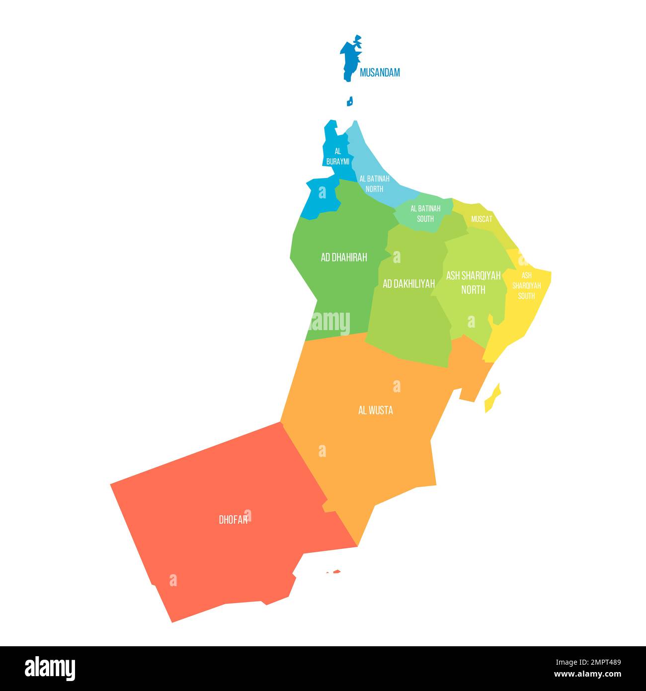 Oman Administrative Divisions at Freddie Johson blog