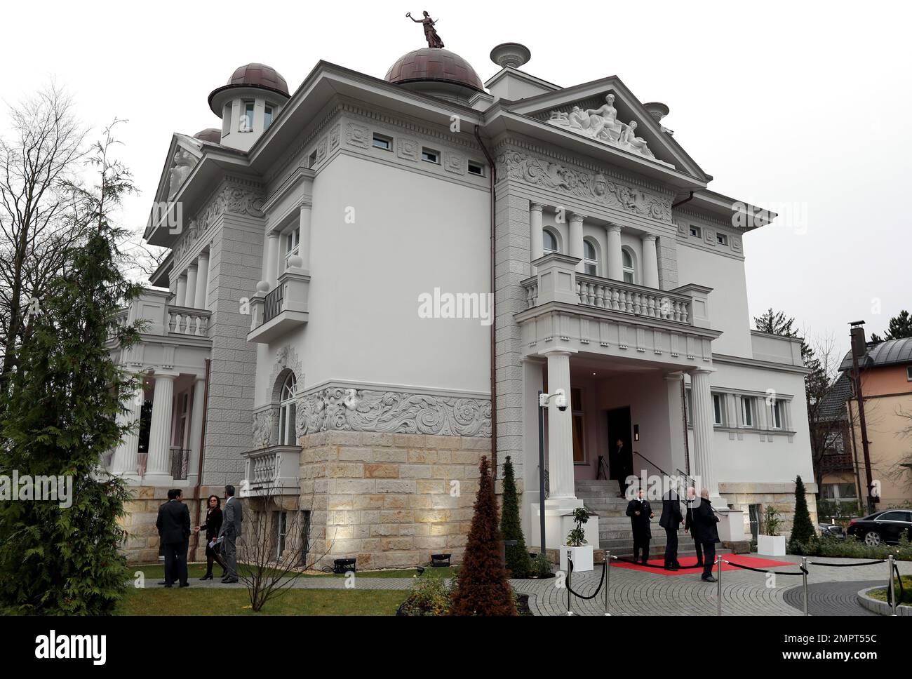 Exterior view of the Arabic Cultural House (The Diwan) during its ...