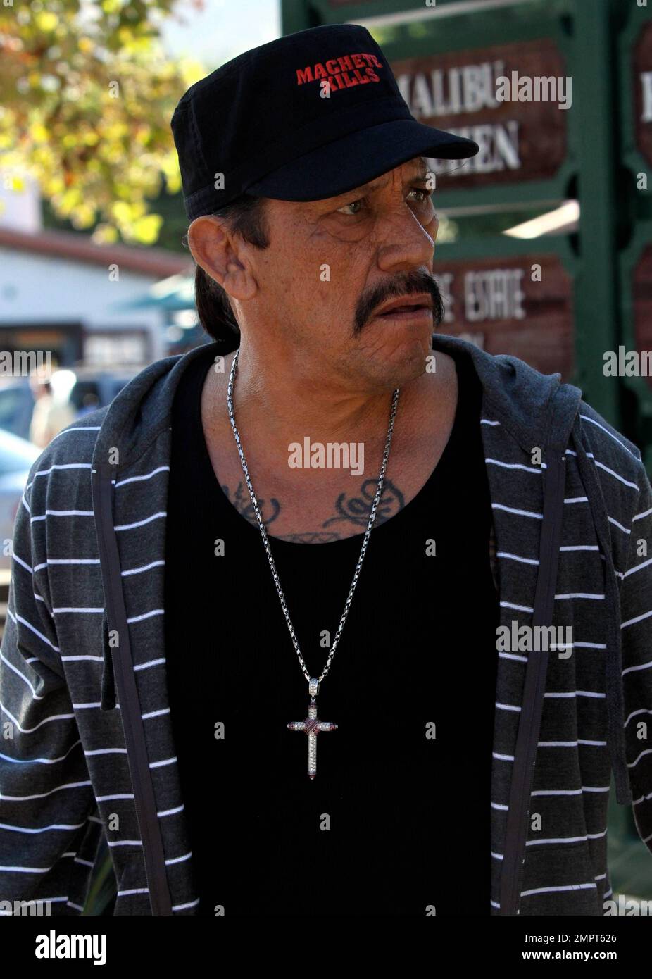 'Machete' star Danny Trejo was spotted out and about at the Malibu ...