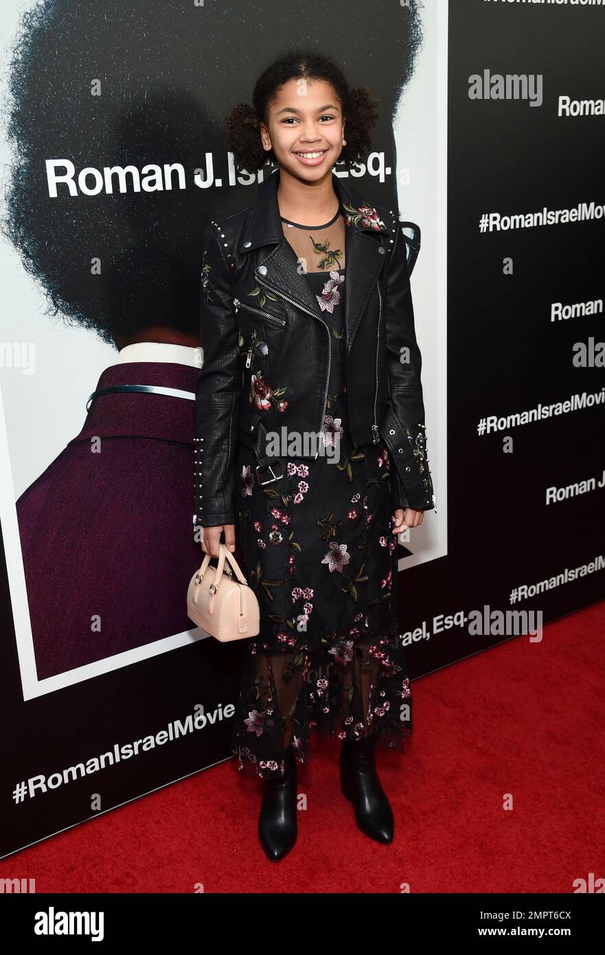 Actress Juno Wright attends a special screening of "Roman J. Israel ...