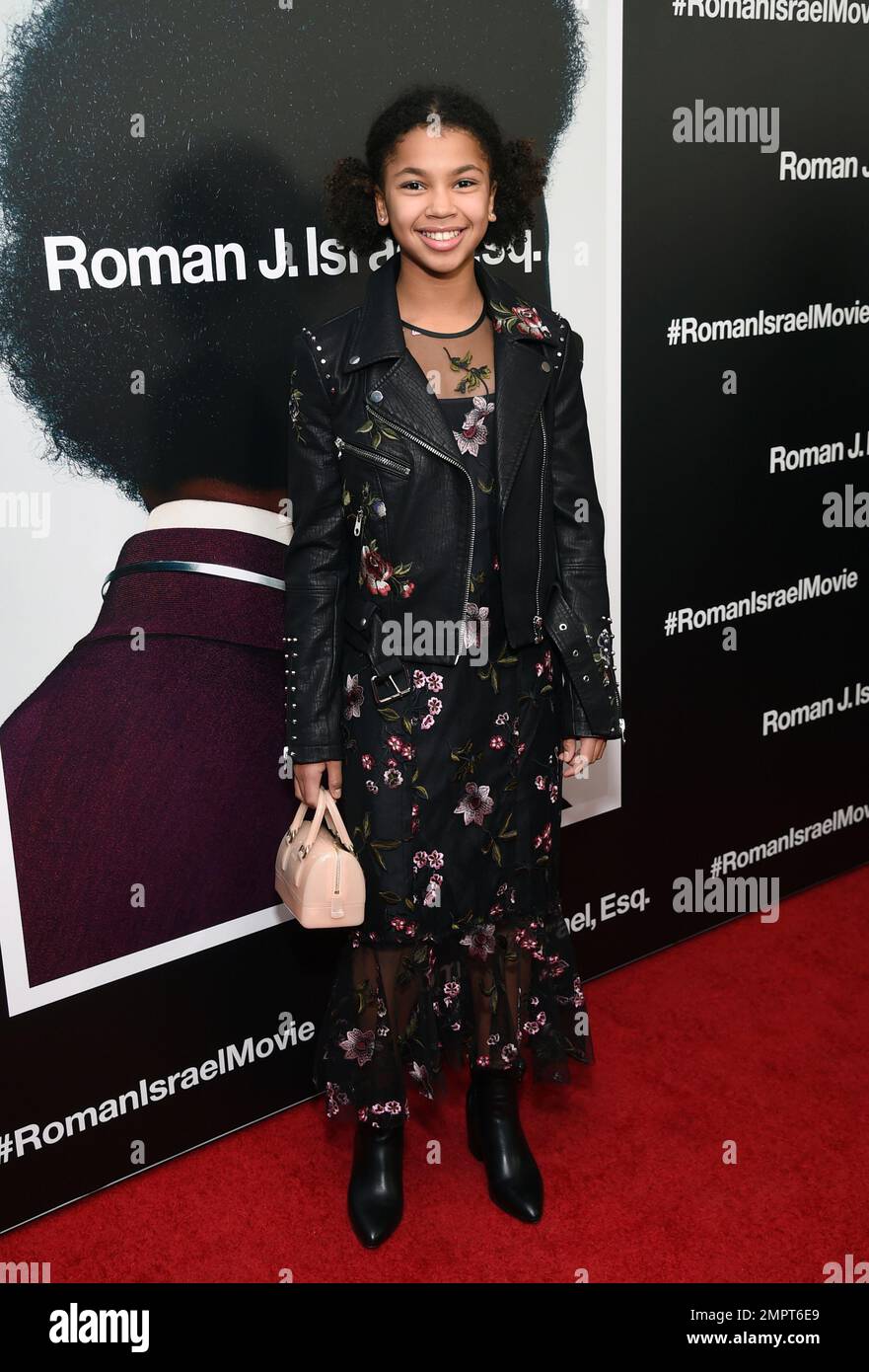 Actress Juno Wright attends a special screening of "Roman J. Israel ...