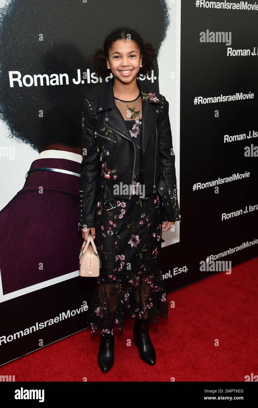 Actress Juno Wright attends a special screening of "Roman J. Israel ...