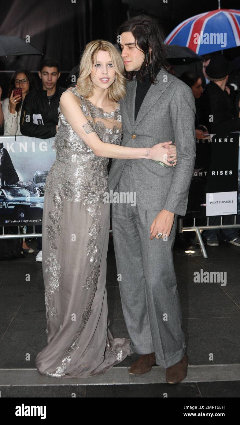 Peaches Geldof and Thomas Cohen at the European premiere of "The Dark ...