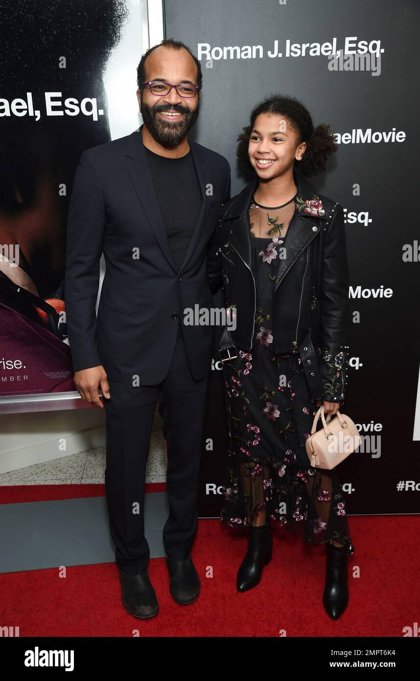Actor Jeffrey Wright and daughter Juno Wright attend a special ...