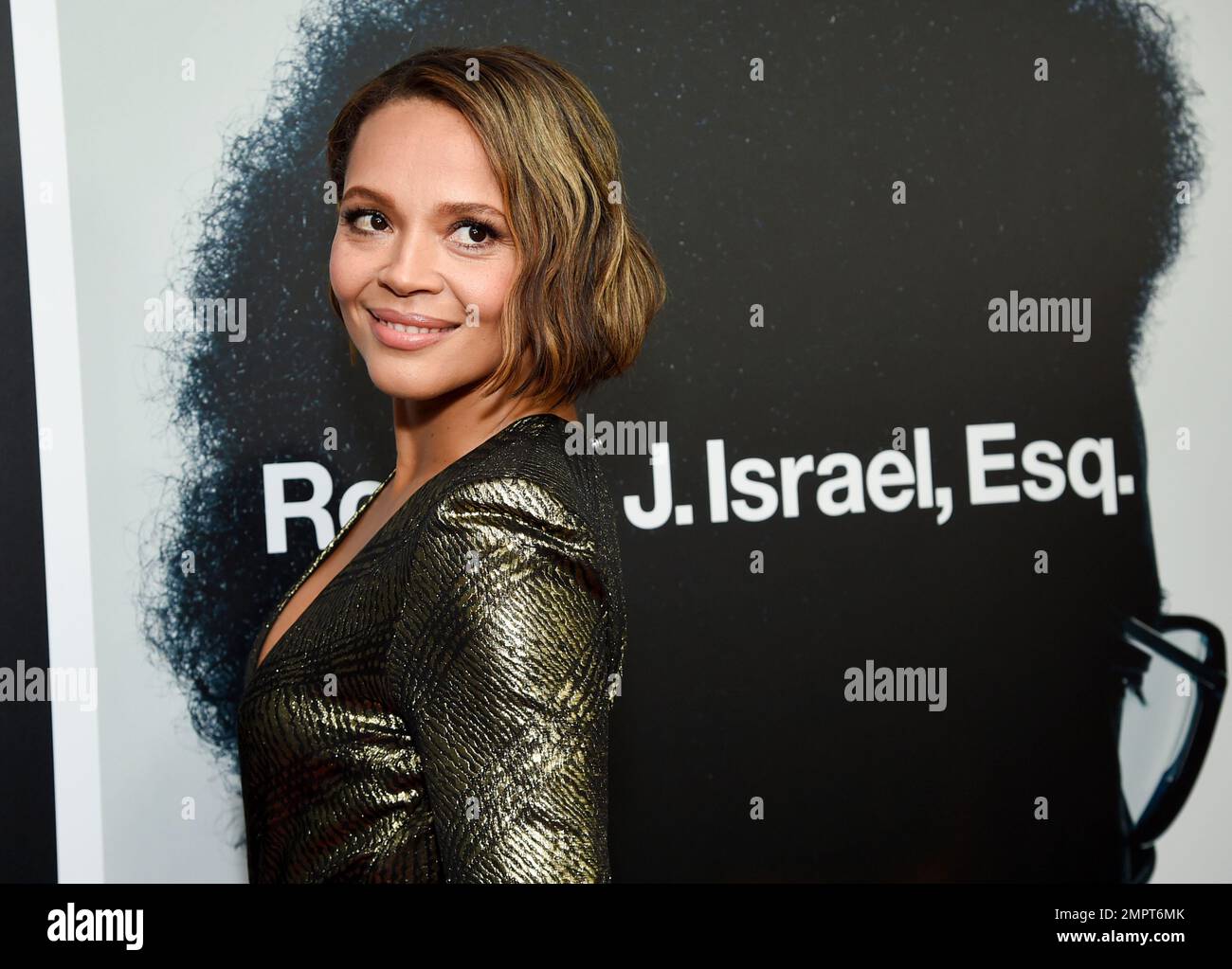 Actress Carmen Ejogo attends a special screening of "Roman J. Israel, Esq." at the Henry R. Luce ...