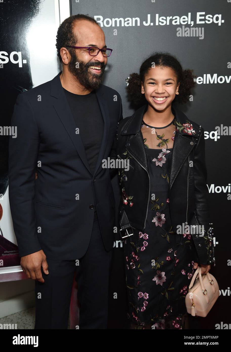Actor Jeffrey Wright and daughter Juno Wright attend a special ...