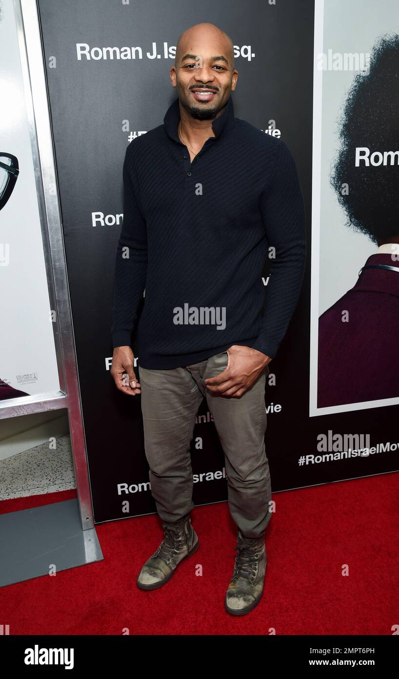 Brandon Victor Dixon attends a special screening of "Roman J. Israel ...