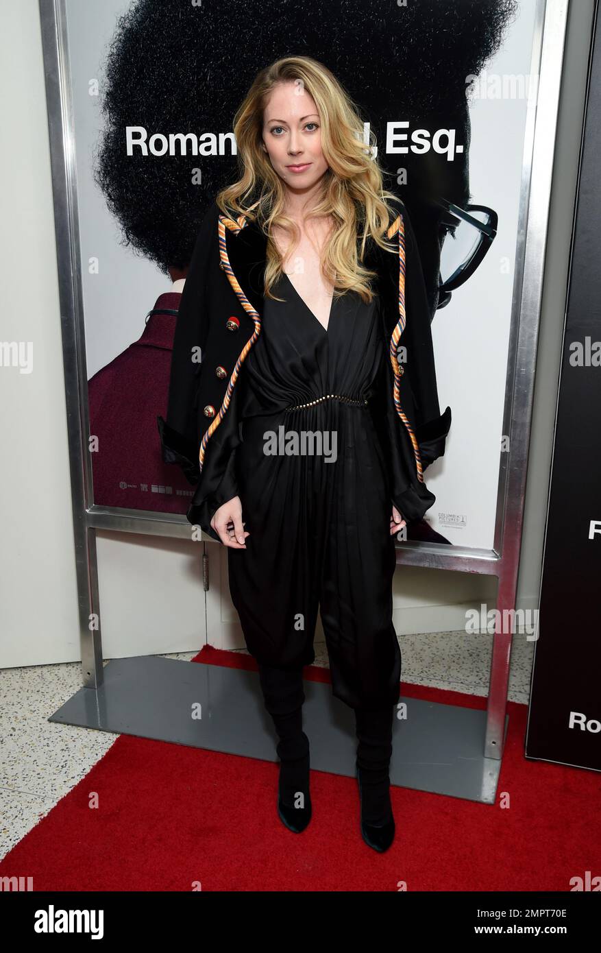 Paten Hughes attends a special screening of "Roman J. Israel, Esq." at ...