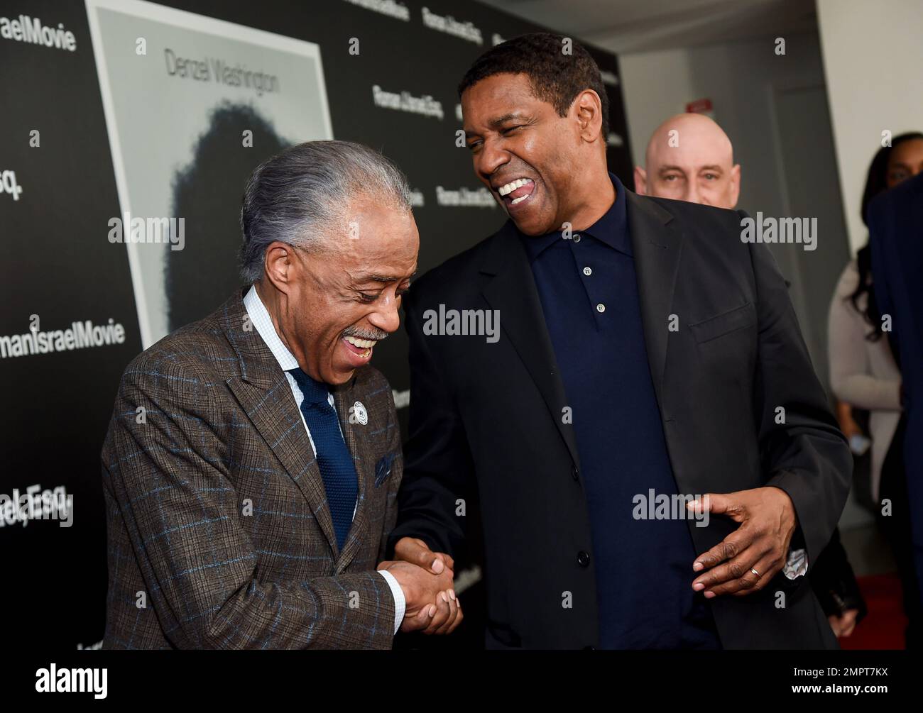 Al Sharpton, left, and Denzel Washington attend a special screening of ...