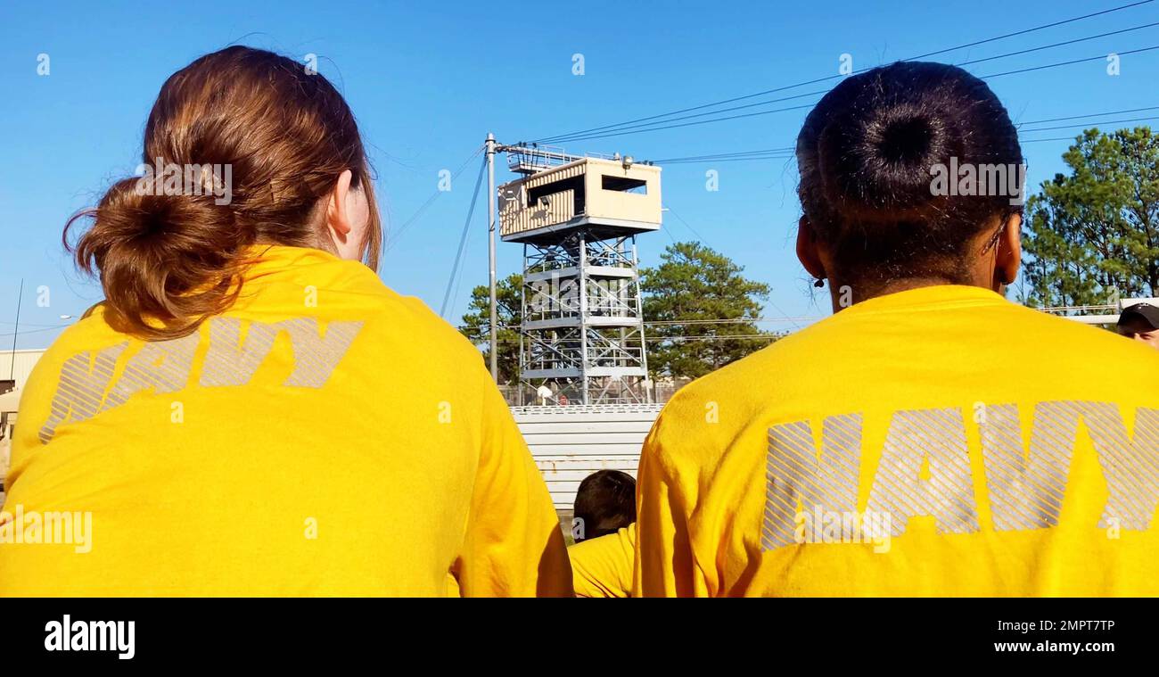 Gates County High School’s Navy JROTC cadets get instructions before ...