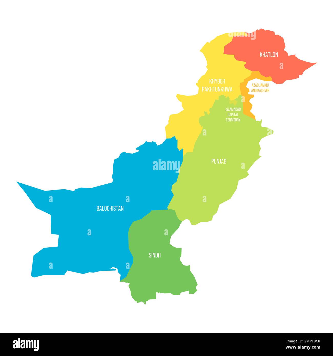 Political Map Of Pakistan Pakistan Provinces Map