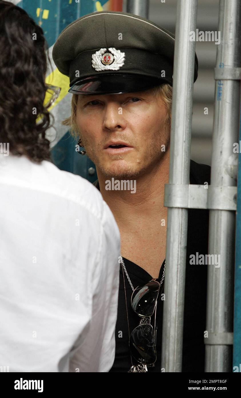 Guns N' Roses drummer Matt Sorum at Sunlife Stadium prior to Miami ...