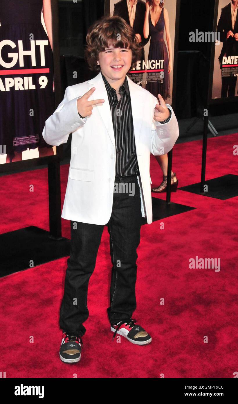 Jonathan Morgan Heit at the premiere of "Date Night" at the Ziegfeld ...