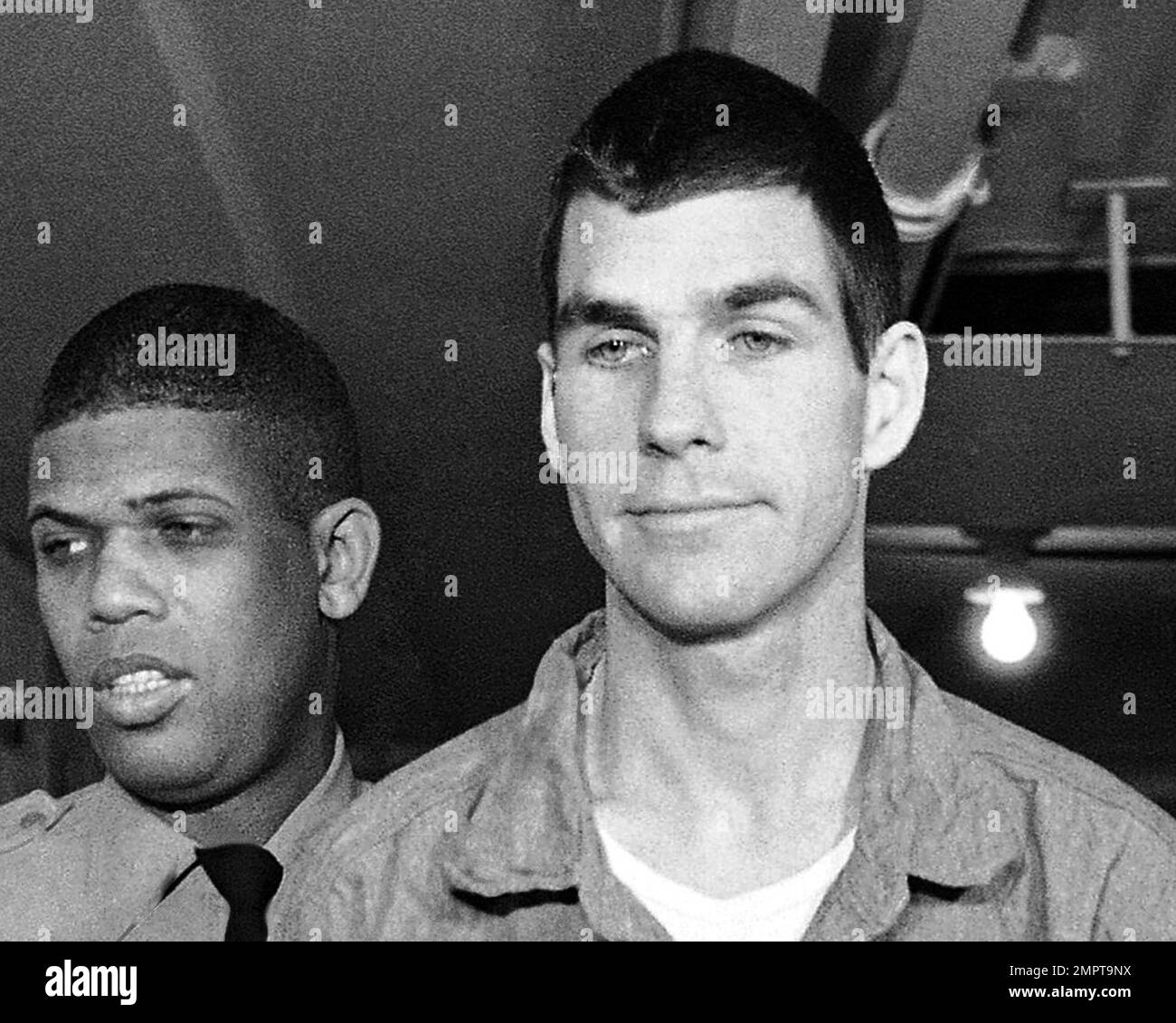FILE - This March 1, 1971, file photo shows Charles "Tex" Watson, right ...