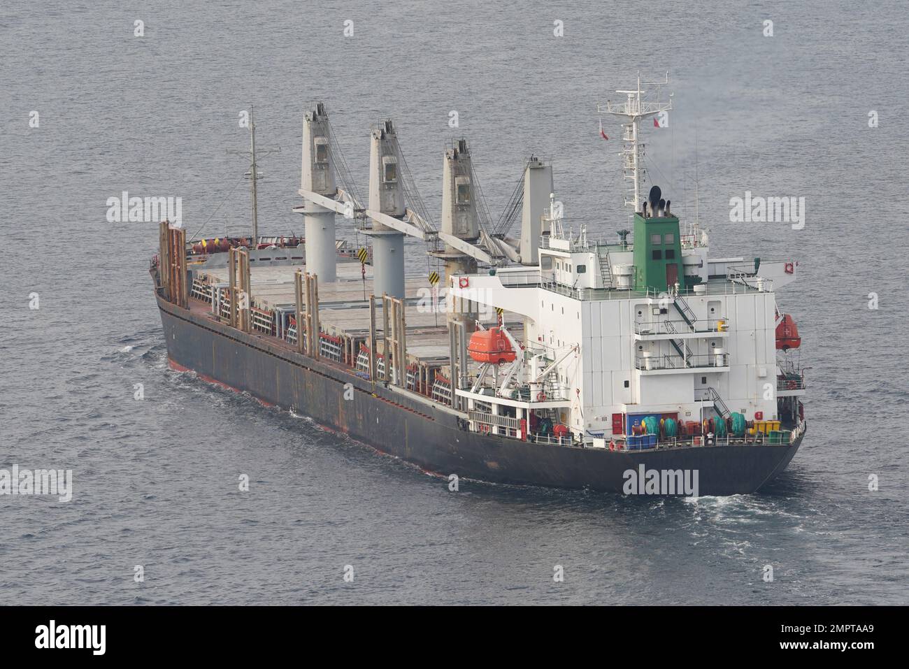 A cargo ship carrying goods between ports Stock Photo - Alamy