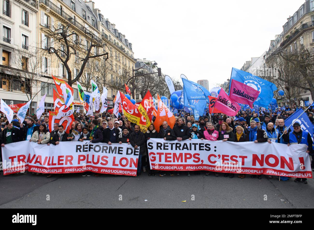 Syndicats solidaires hi-res stock photography and images - Alamy