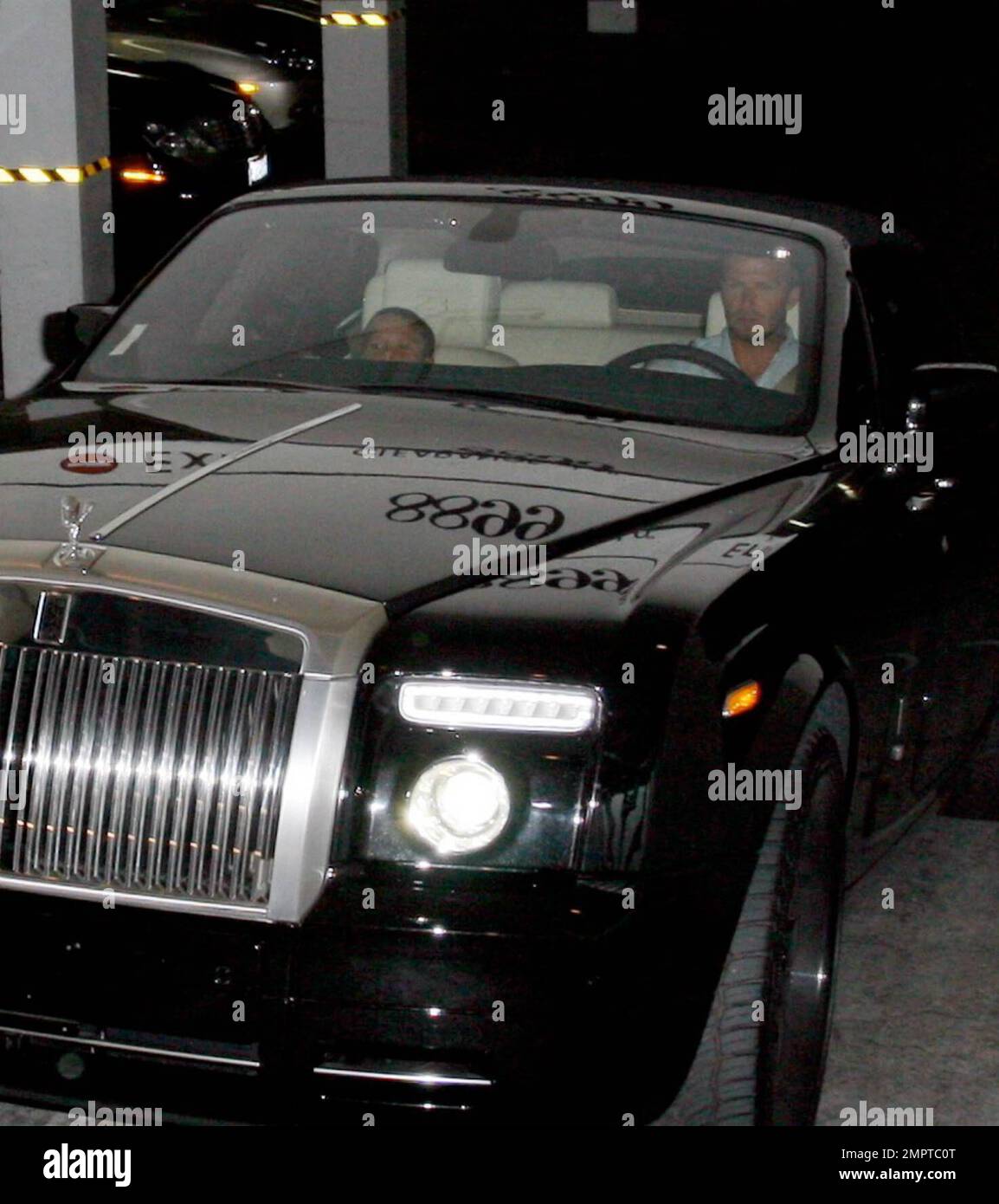 David Beckham has a family "guys night out," taking one of his sons out ...