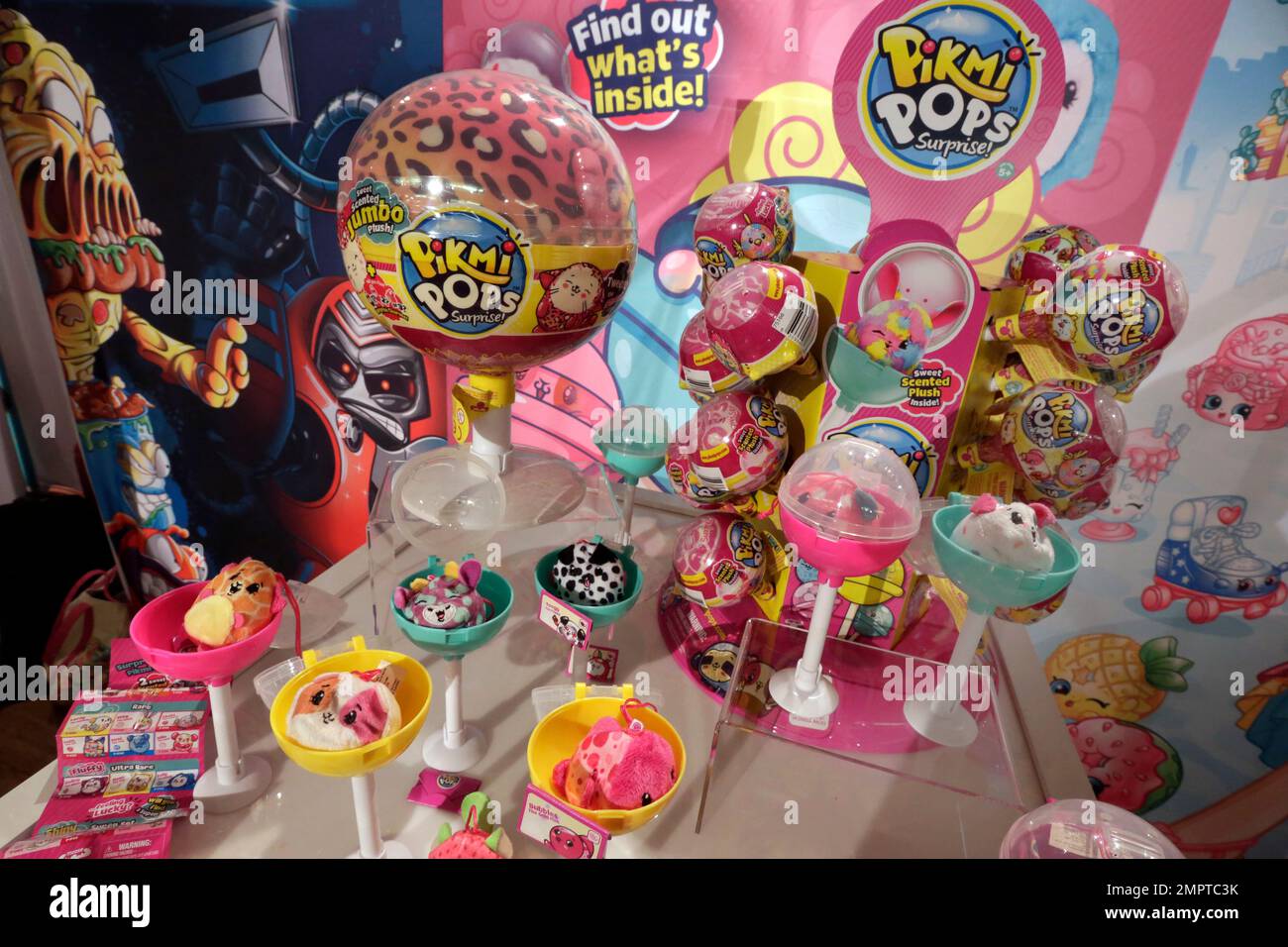 This Tuesday, Sept. 26, 2017, photo shows Pikmi Pops from Moose Toys on ...
