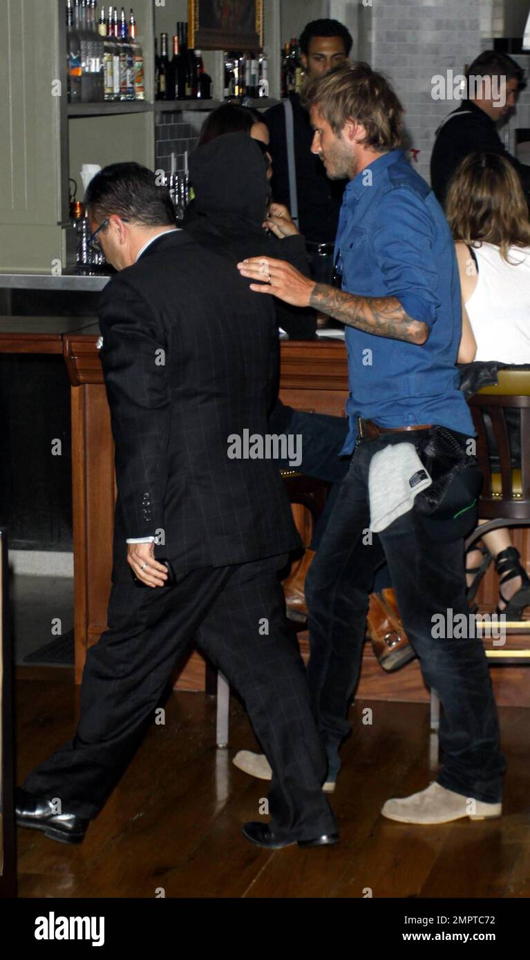 David beckham hand tattoo hi-res stock photography and images - Alamy