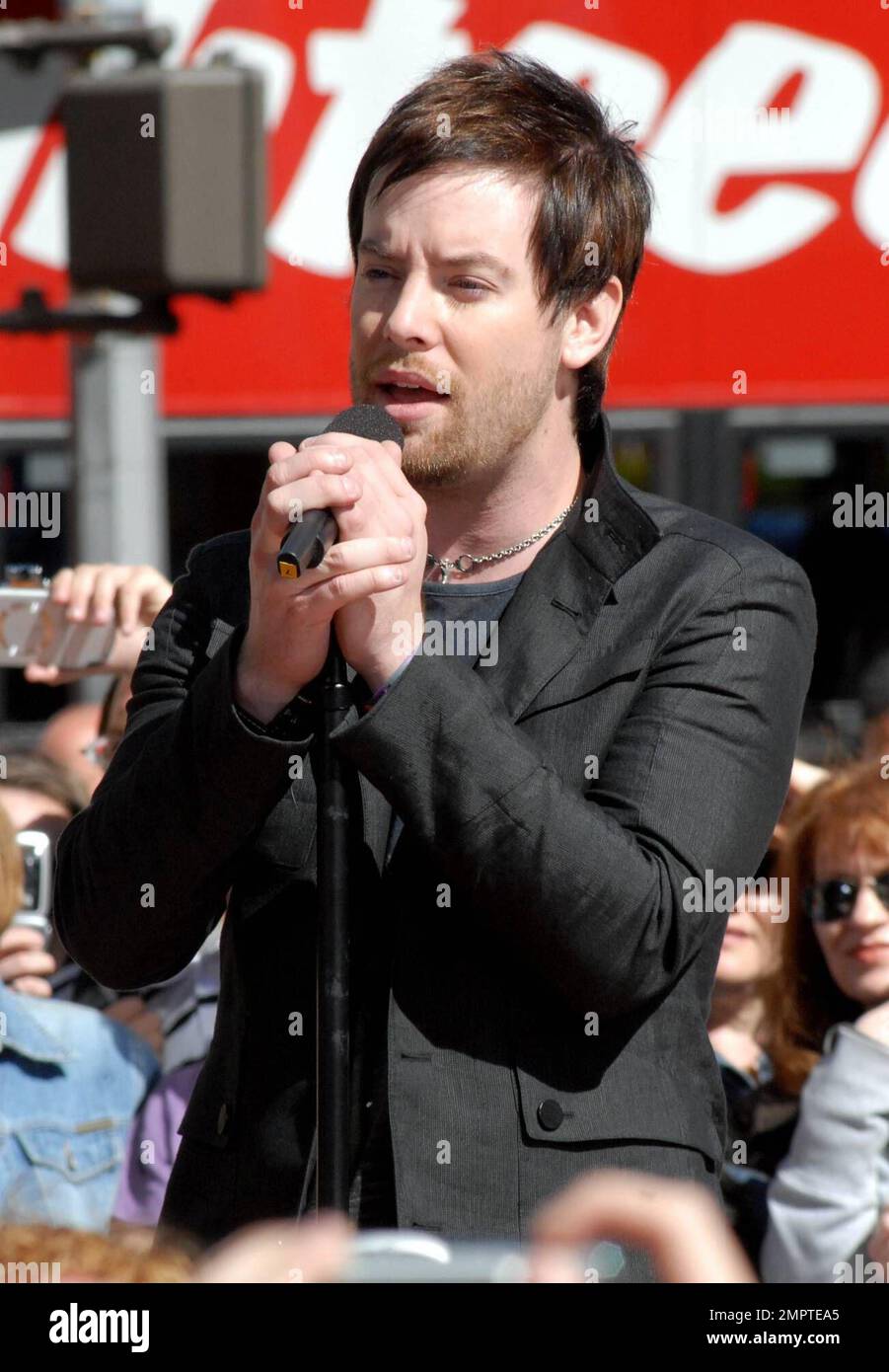 "American Idol" winner David Cook makes an appearance on NBC's "Today ...