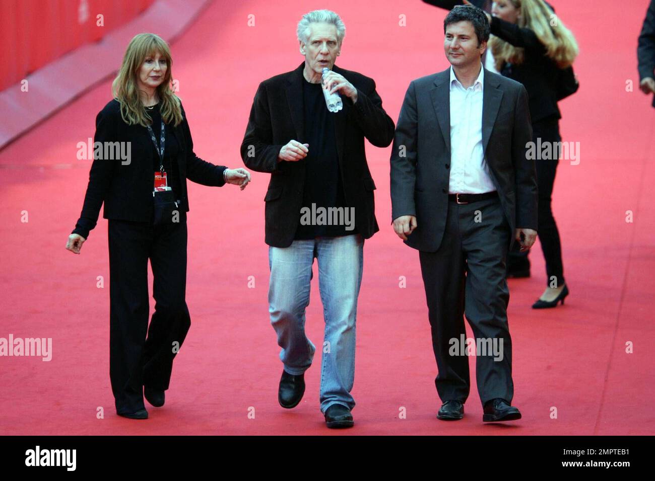 Actor David Cronenberg walks the red carpet at the Rome Film Festival ...