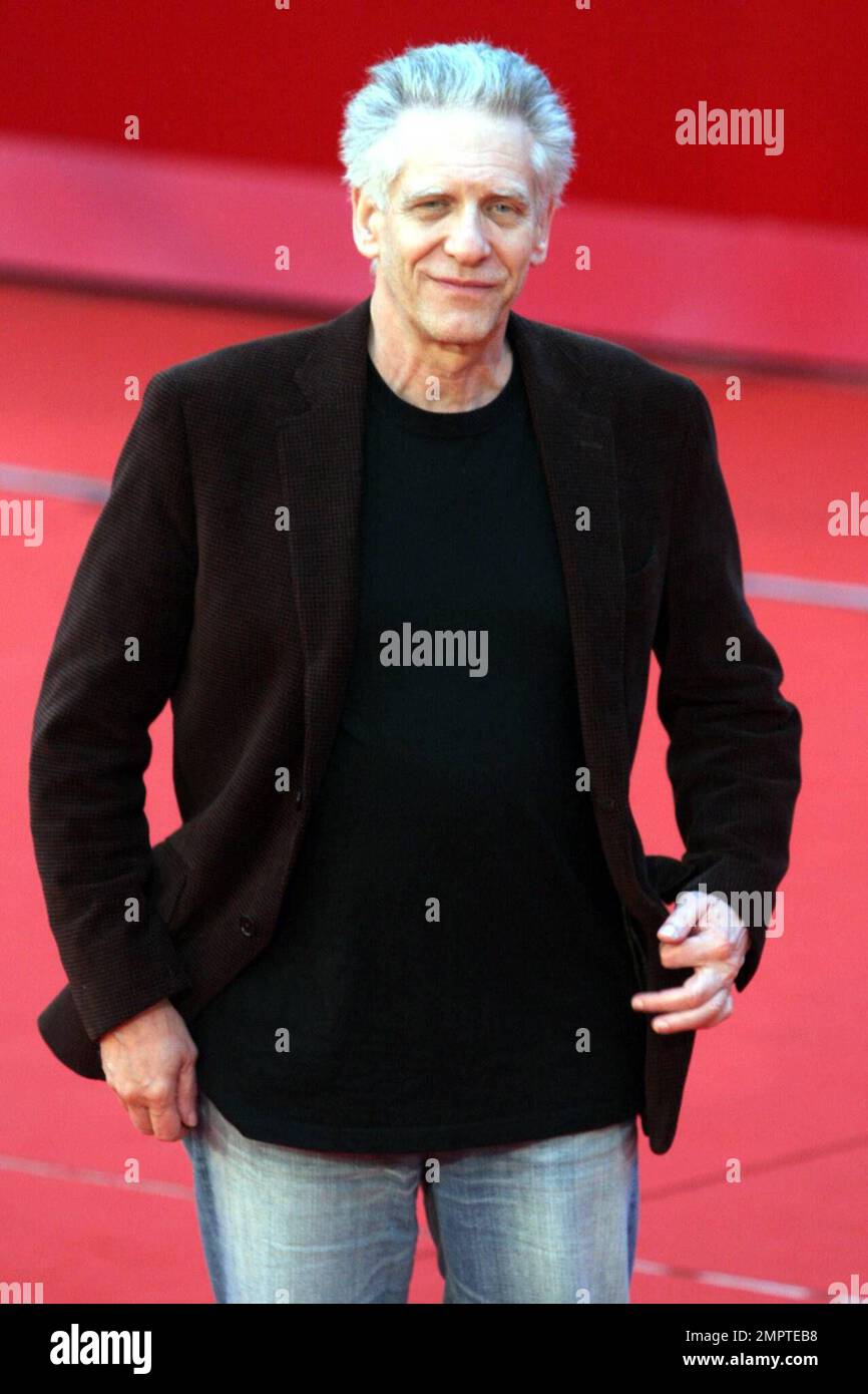 Actor David Cronenberg walks the red carpet at the Rome Film Festival ...