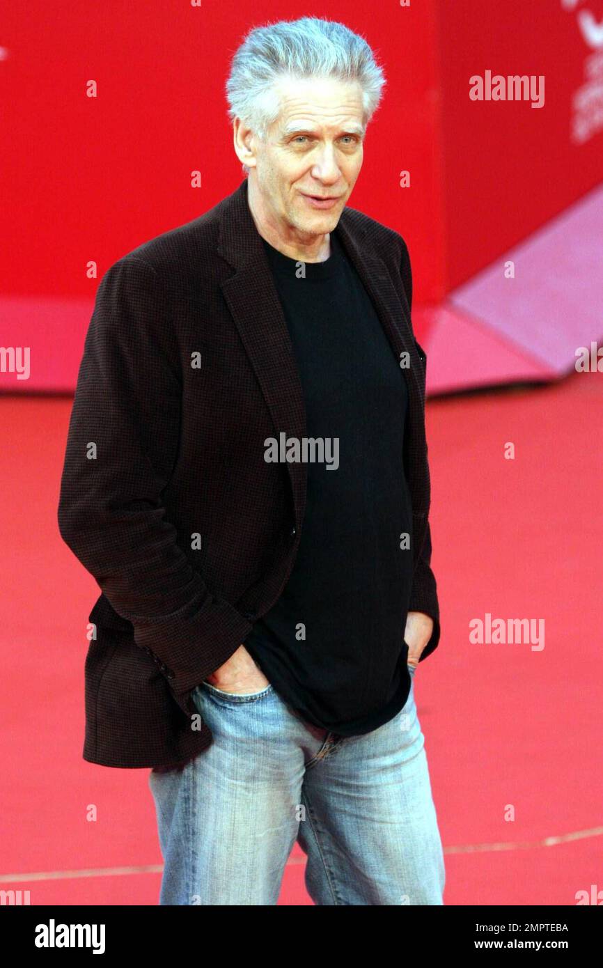 Actor David Cronenberg walks the red carpet at the Rome Film Festival ...