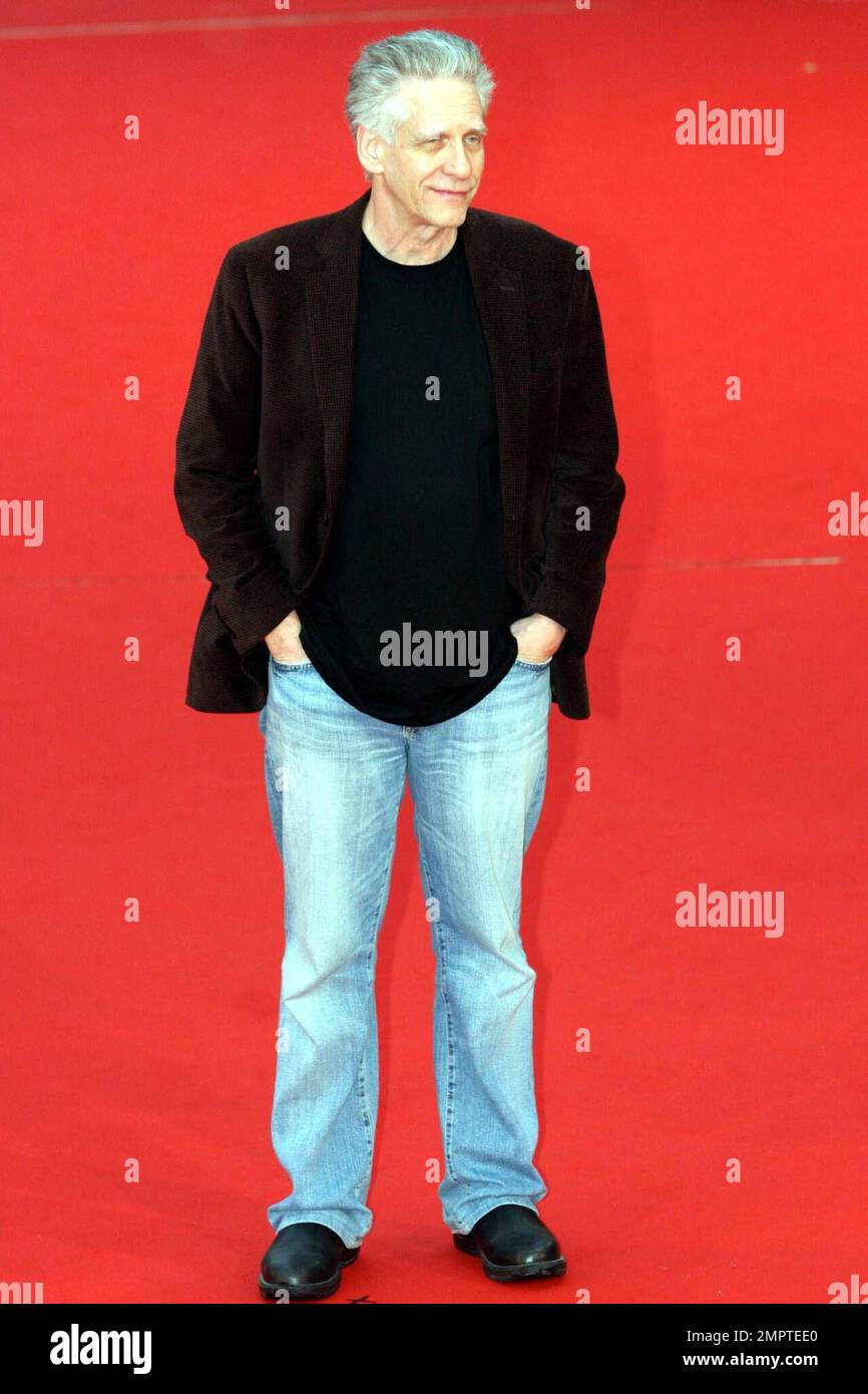 Actor David Cronenberg walks the red carpet at the Rome Film Festival ...