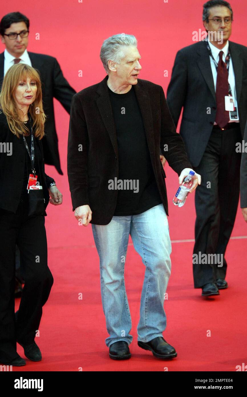 Actor David Cronenberg walks the red carpet at the Rome Film Festival ...