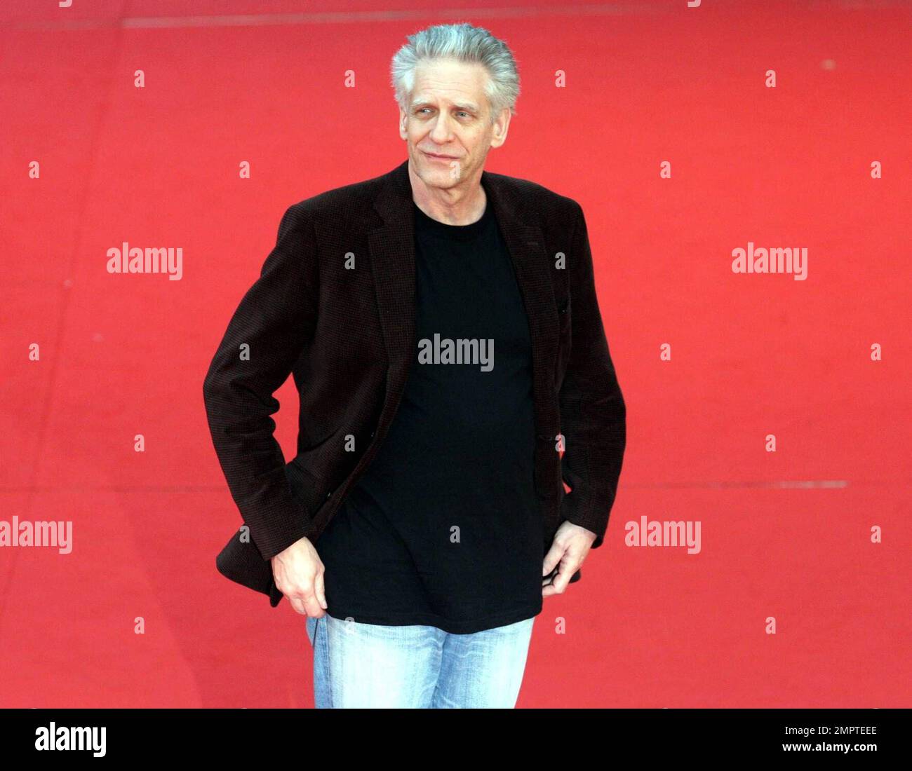 Actor David Cronenberg walks the red carpet at the Rome Film Festival ...