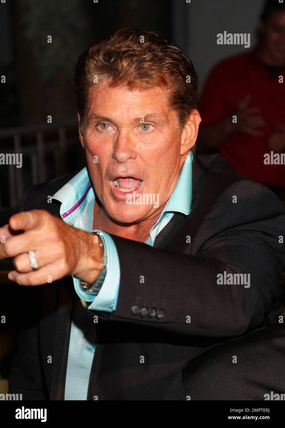 Former 'Baywatch' star David Hasselhoff along with girlfriend Hayley ...