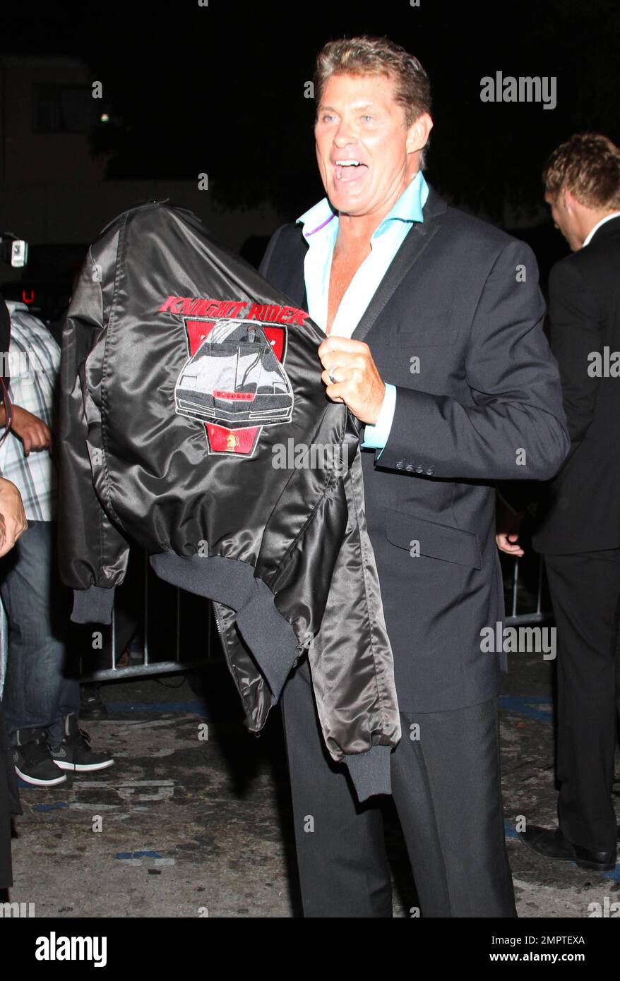 Former 'Baywatch' star David Hasselhoff along with girlfriend Hayley ...