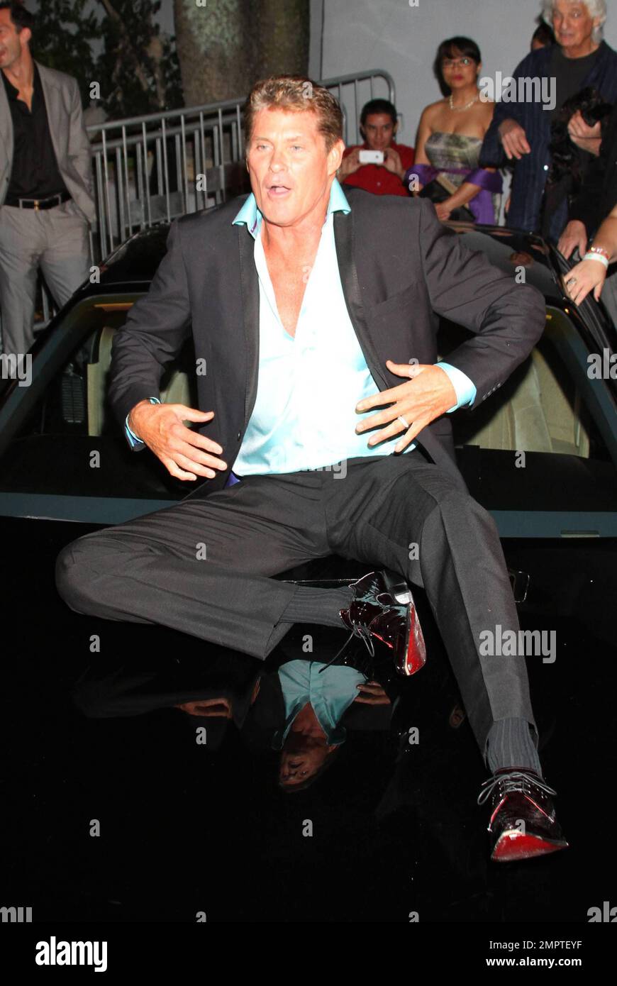 Former 'Baywatch' star David Hasselhoff along with girlfriend Hayley ...