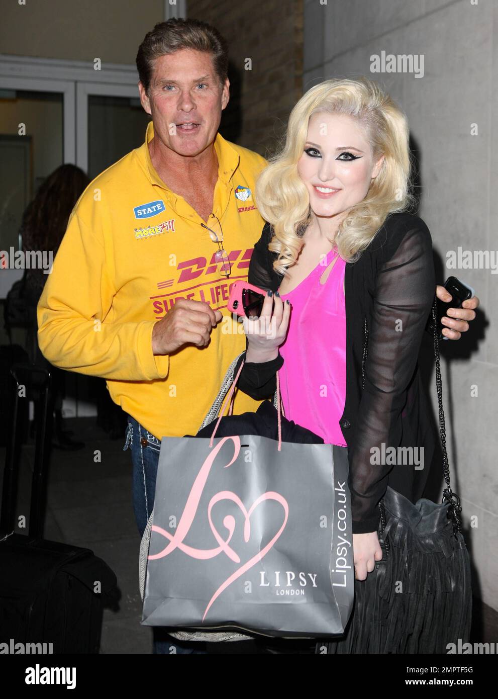 EXCLUSIVE!! David Hasselhoff and daughter Hayley head in the back ...