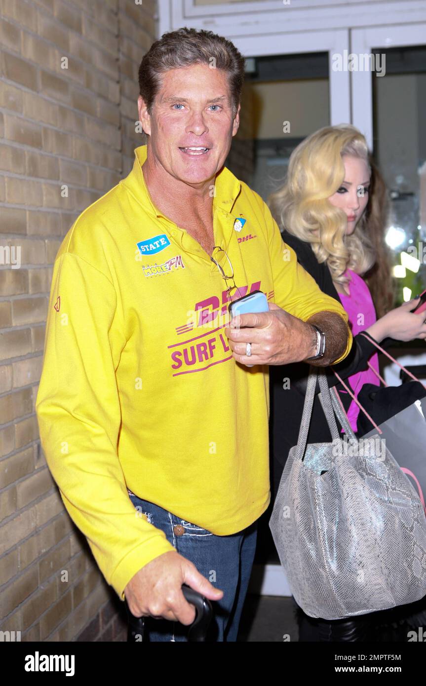 EXCLUSIVE!! David Hasselhoff and daughter Hayley head in the back ...